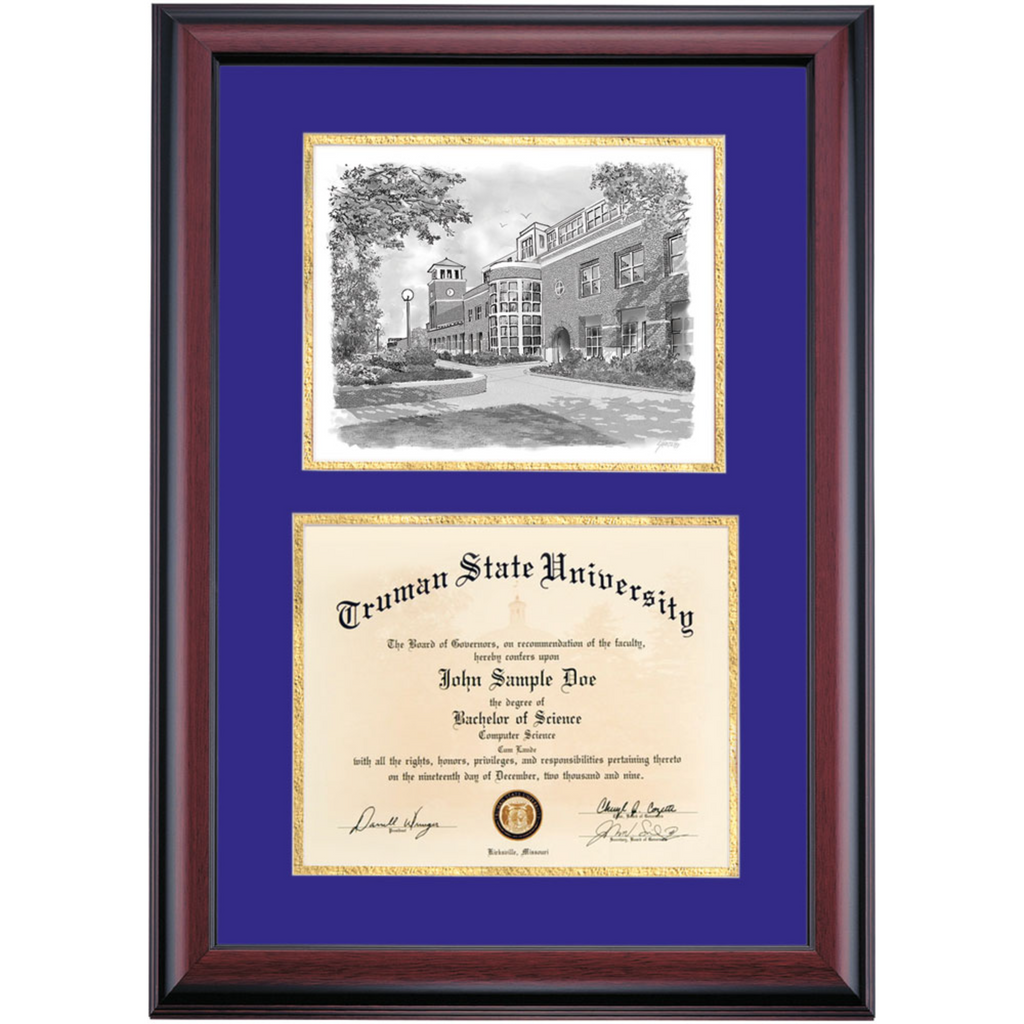 Truman State Premier Pickler Memorial Library Diploma Frame | Dorm Essentials – Dormify