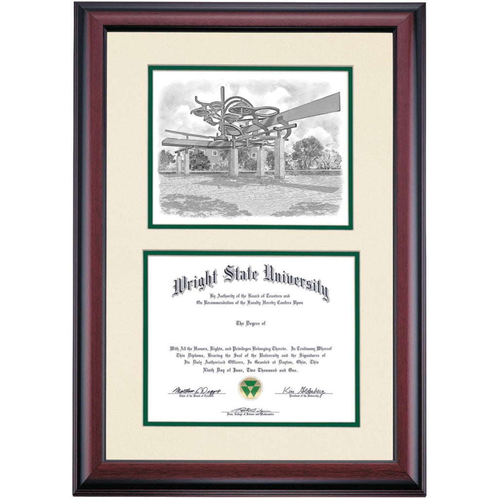 Wright State Premier Turning Points Sculpture Diploma Frame | Dorm Essentials – Dormify