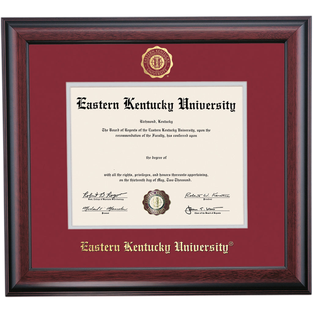 Eastern Kentucky School Color Traditional Diploma Frame | Dorm Essentials – Dormify