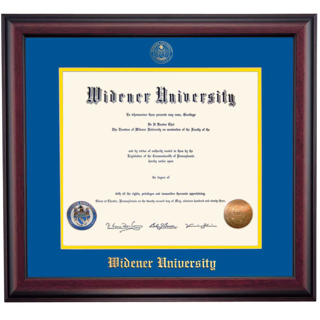 Widener School Color Traditional Diploma Frame | Dorm Essentials – Dormify