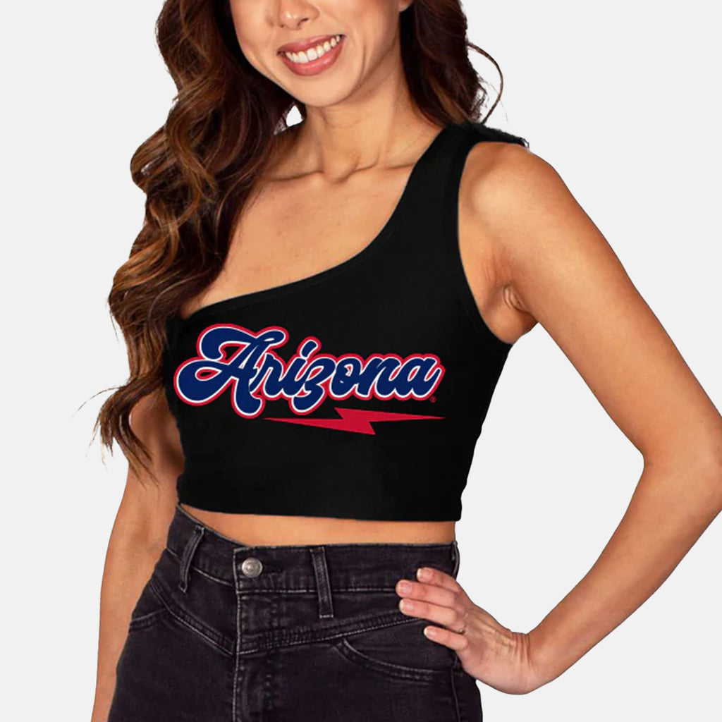 Arizona Black One Shoulder Top | College Shop – Dormify