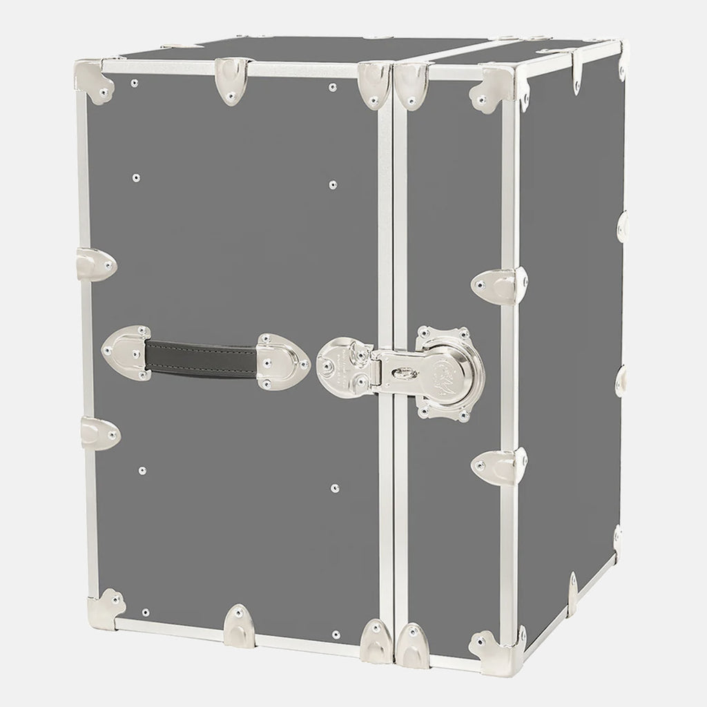 Rhino Bedside Vinyl Cube Trunk with Silver Trim | Dorm Essentials – Dormify