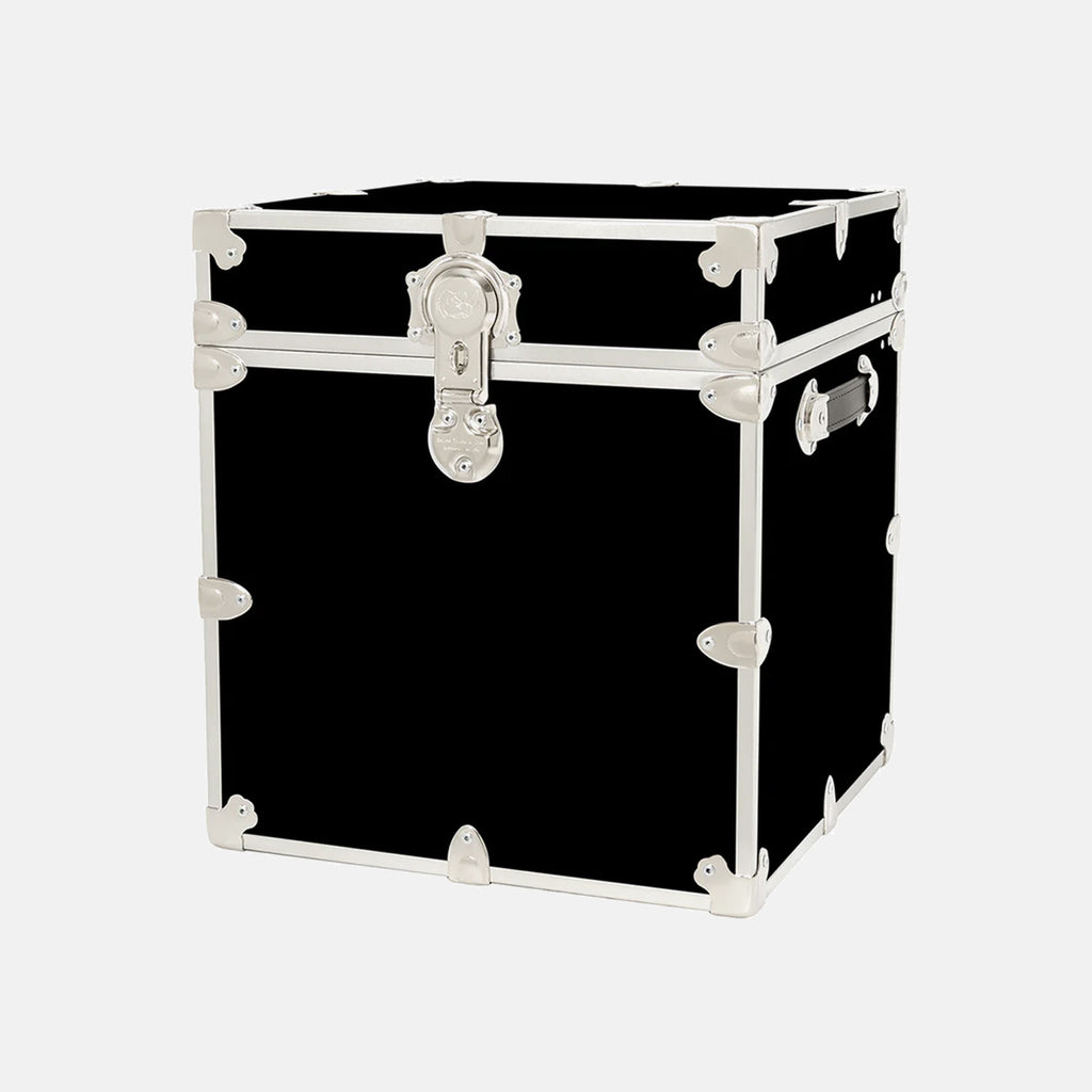 Rhino Vinyl Cube Trunk with Silver Trim | Dorm Essentials – Dormify