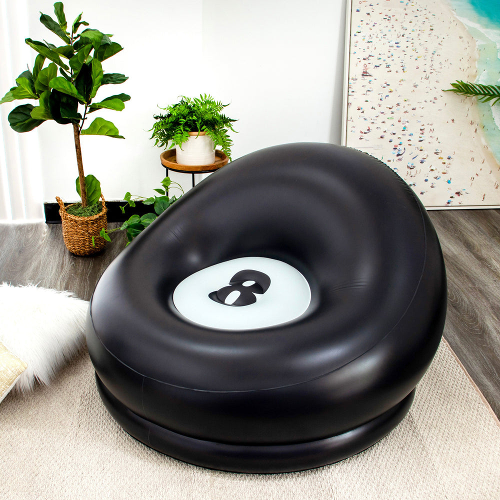 8-Ball Black & White Inflatable Chair | Dorm Essentials – Dormify