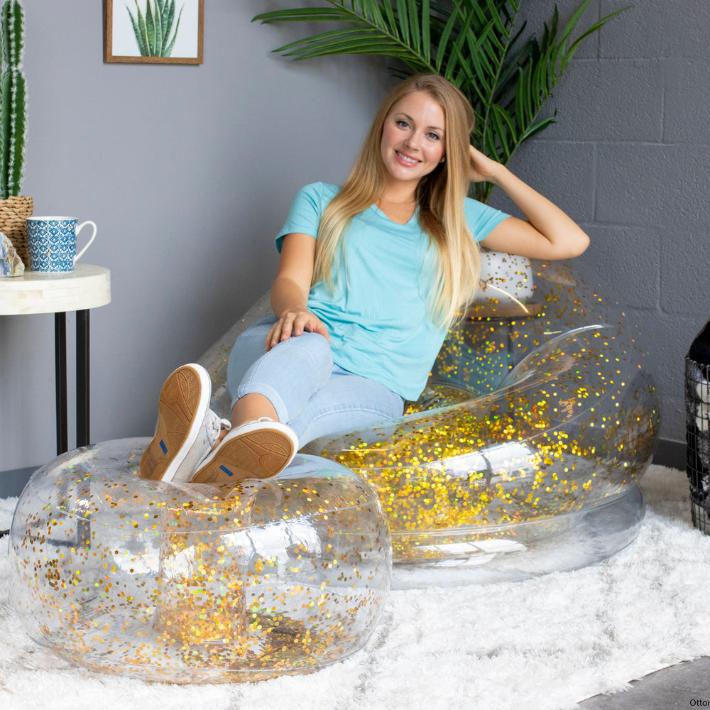 Glitter Inflatable Chair | Dorm Essentials - Dormify