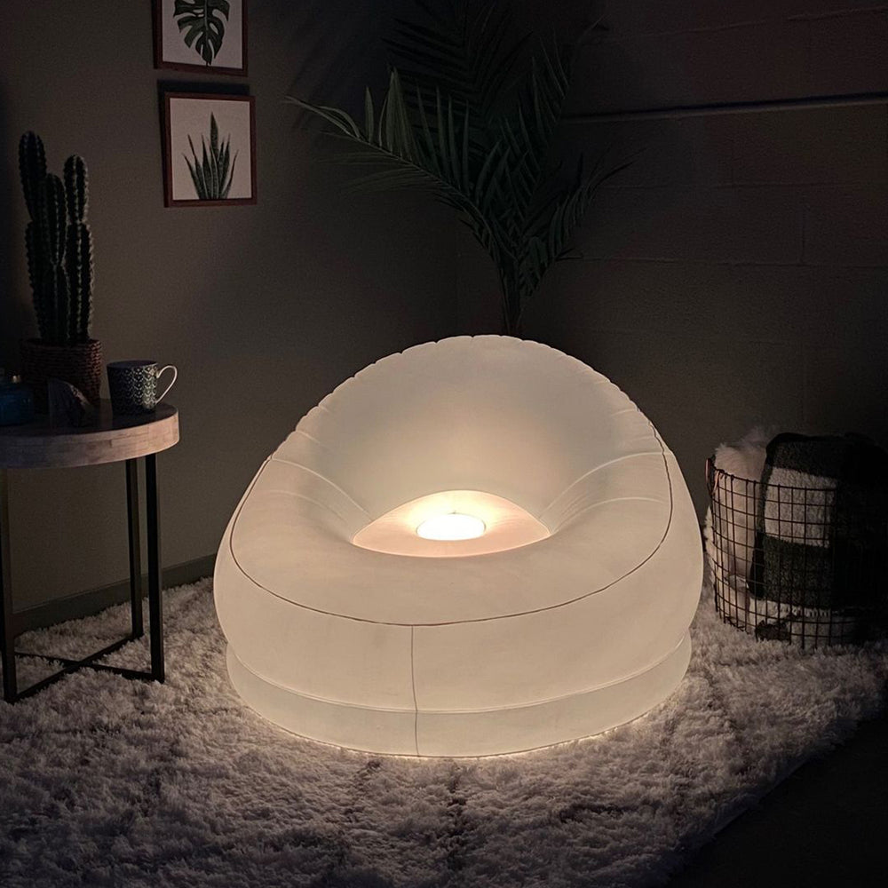 Illuminated Color Changing LED Inflatable Chair with Remote | Dorm ...