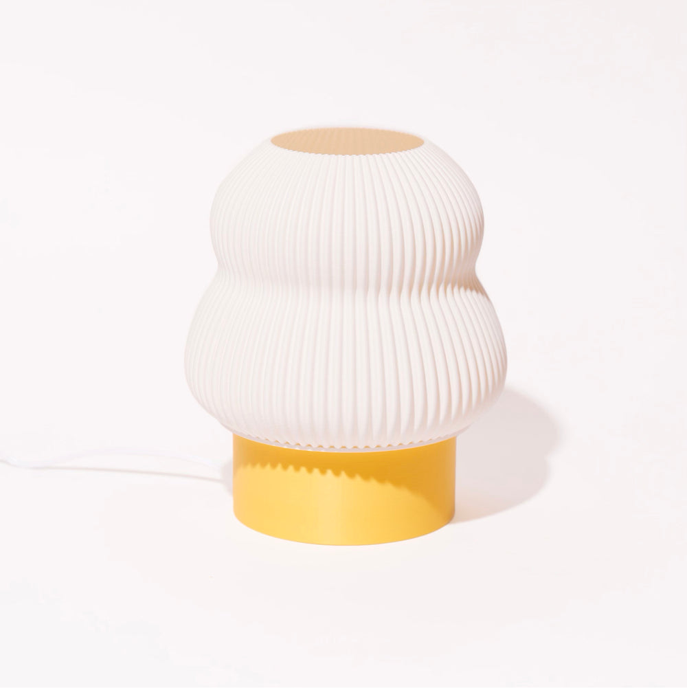 Poly Table Lamp | Dorm Essentials - Peach - Dormify