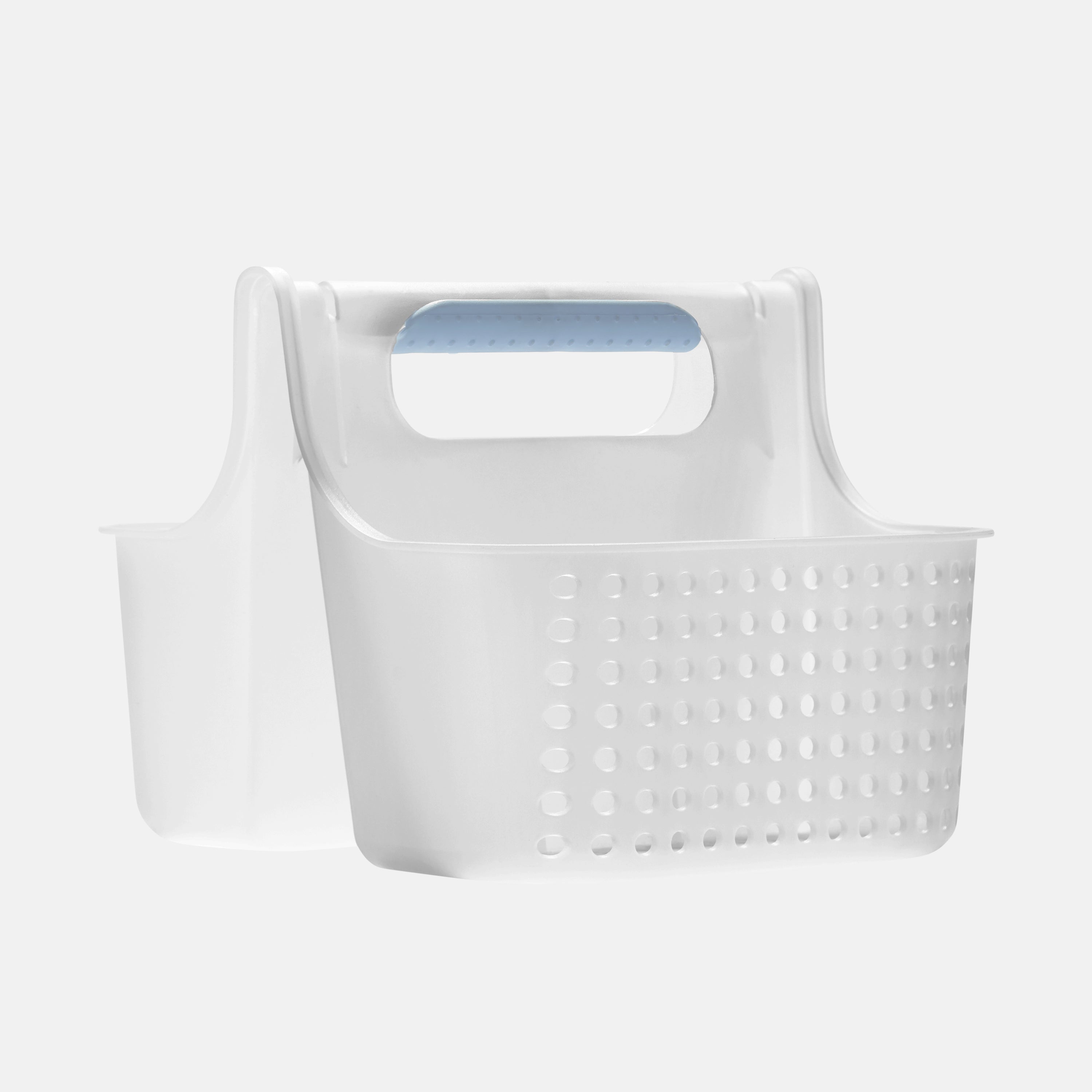 2-Compartment Plastic Shower Caddy | Dorm Essentials - Dormify