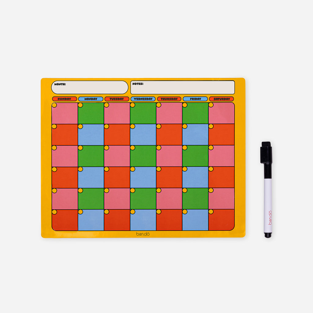 Colorblock Magnetic Calendar | Dorm Essentials – Dormify