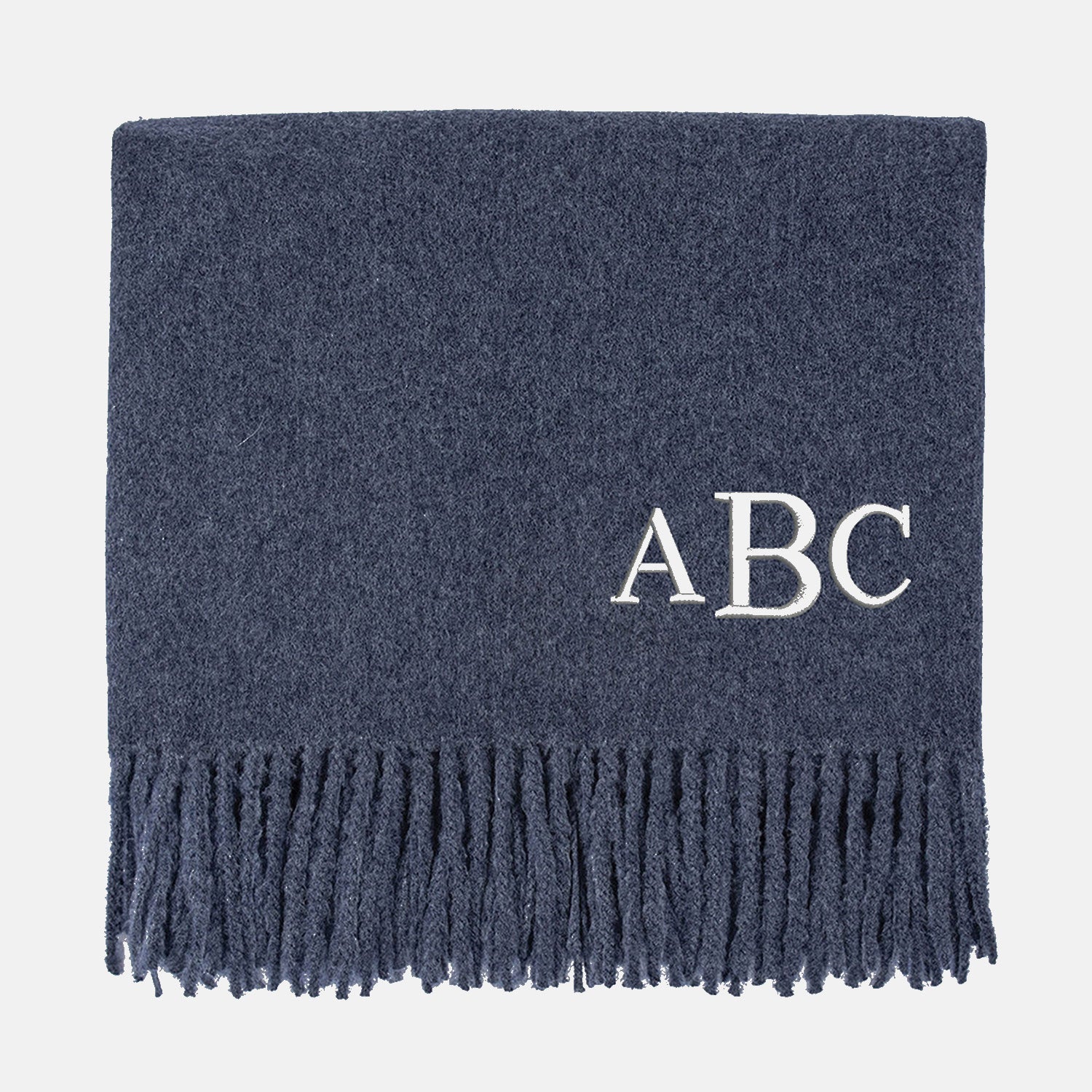 Edinburgh Monogrammed Throw Blanket | Dorm Essentials - Dormify
