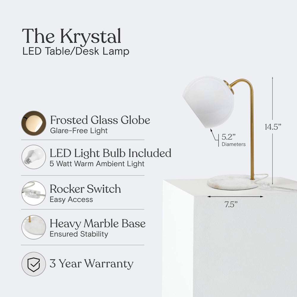 Krystal Table Lamp | Dorm Essentials - Dormify
