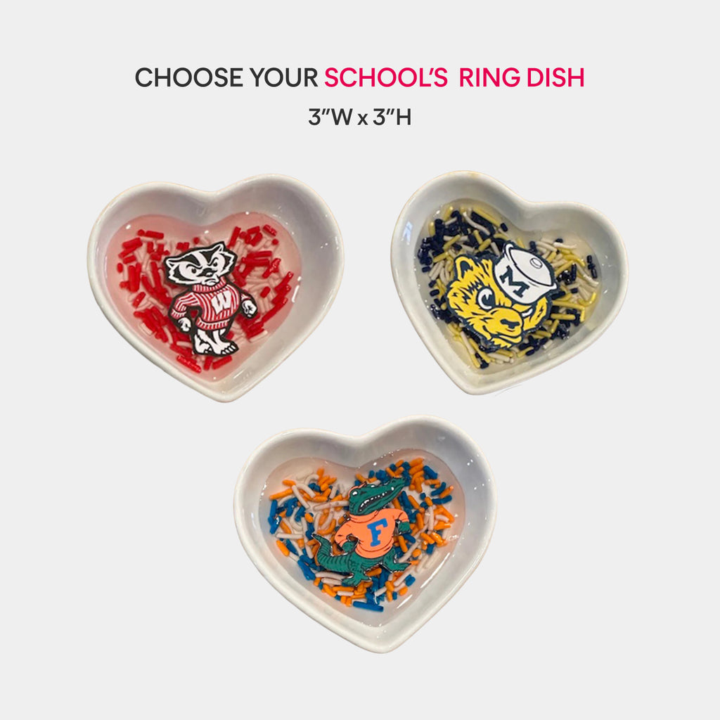 Collegiate Heart Ring Dish | College Shop – Dormify