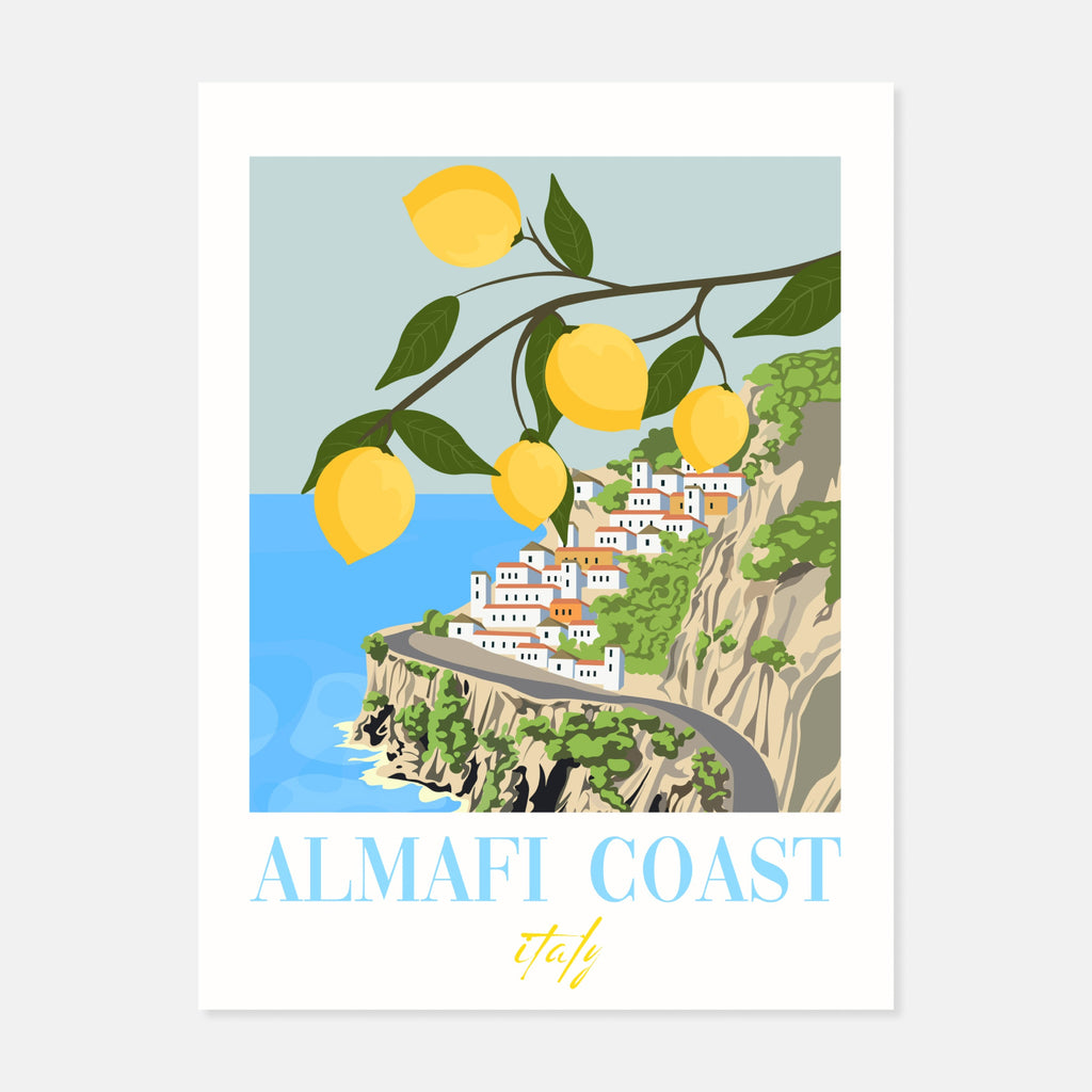 Almalfi Coast Print By Creative Jawns | Dorm Essentials – Dormify