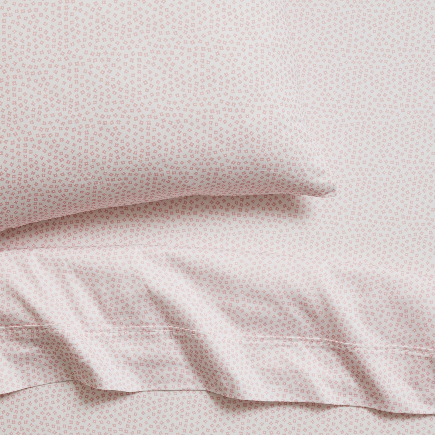 Kyra Floral Dot Sheet Set | Dorm Essentials - Ballet Pink / Queen - Dormify