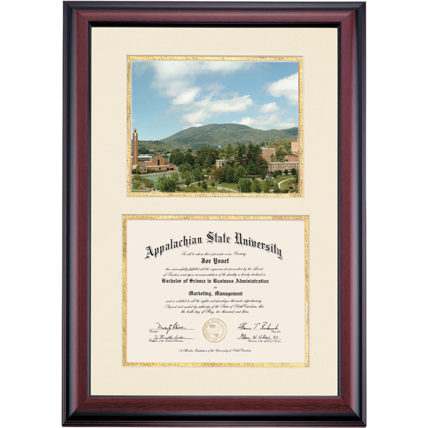 Appalachian State Premier Durham Park Diploma Frame | College Shop ...