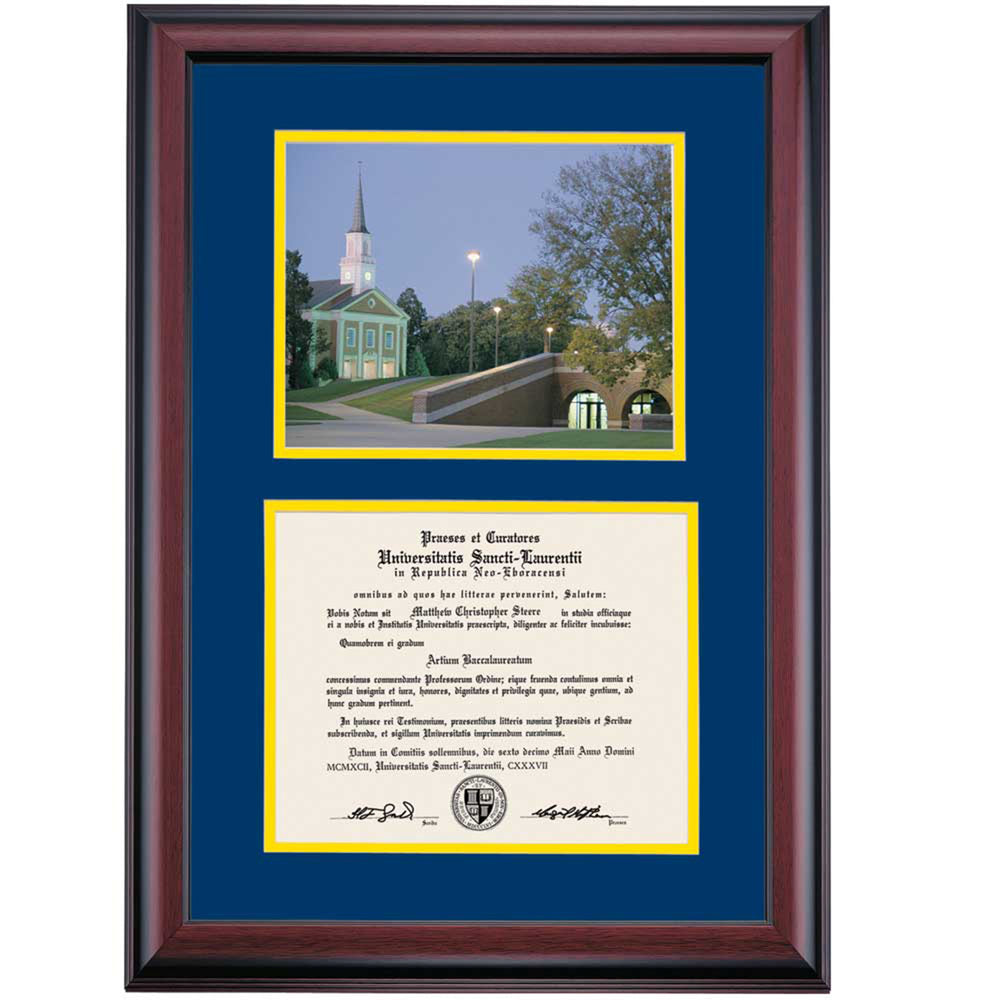 Buena Vista Premier Schaller Chapel Diploma Frame | Dorm Essentials - Dormify