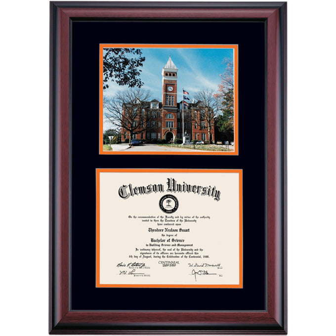 Clemson Premier Tillman Hall Diploma Frame | College Shop – Dormify