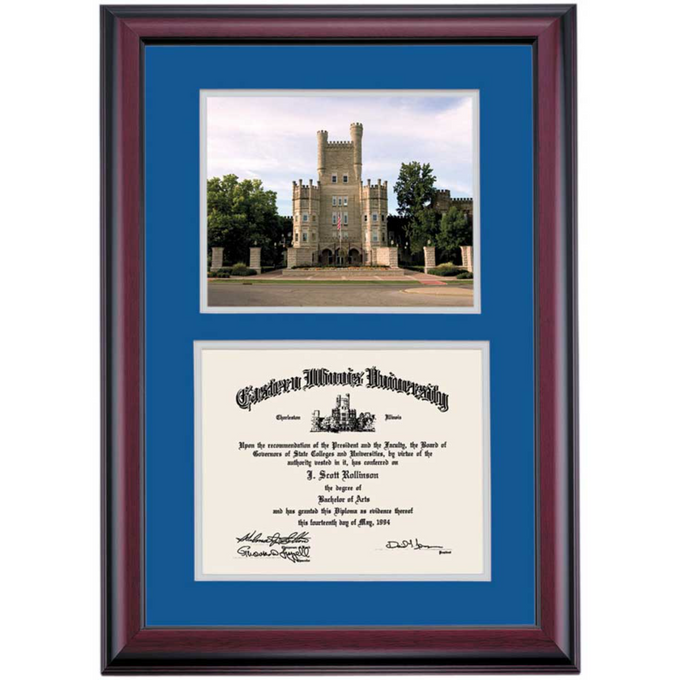 Eastern Illinois Premier Old Main Diploma Frame | Dorm Essentials - Dormify
