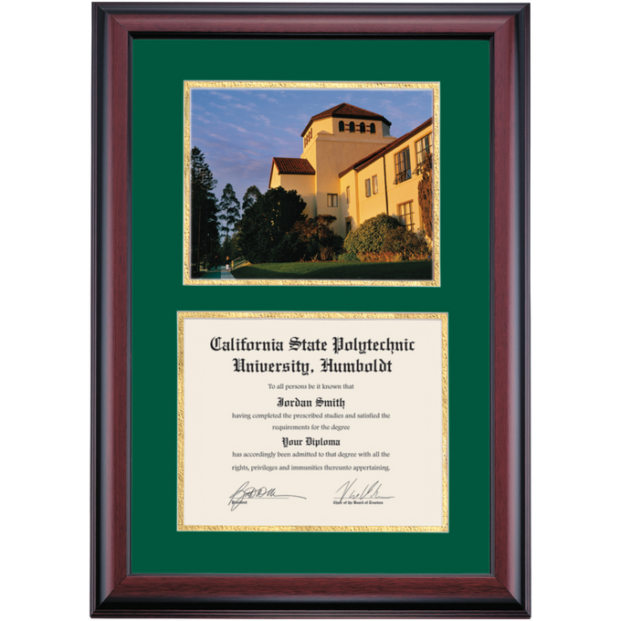Cal Poly Humboldt Premier Founders Hall Diploma Frame | Dorm Essentials ...