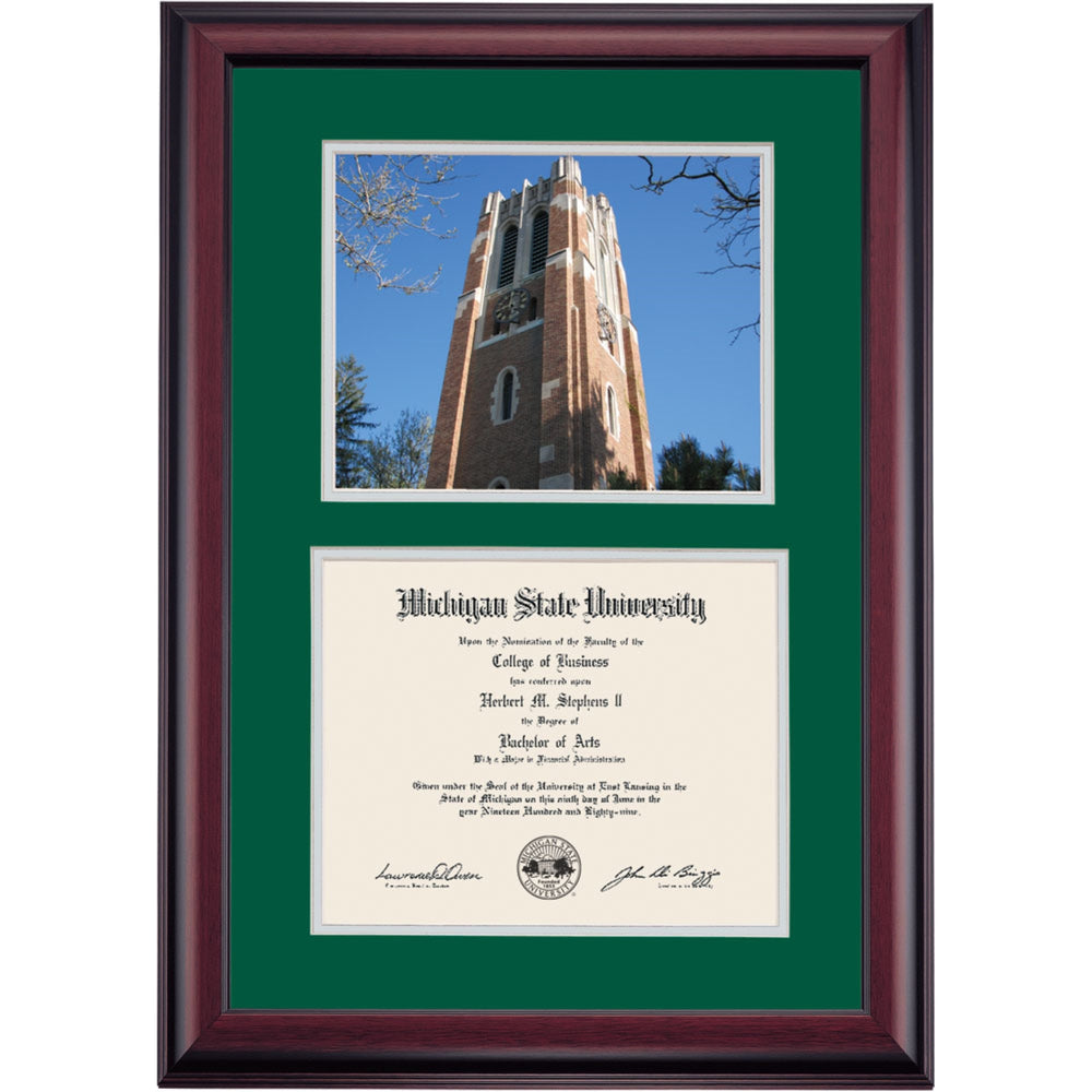 Michigan State Premier Beaumont Tower Diploma Frame | College Shop ...