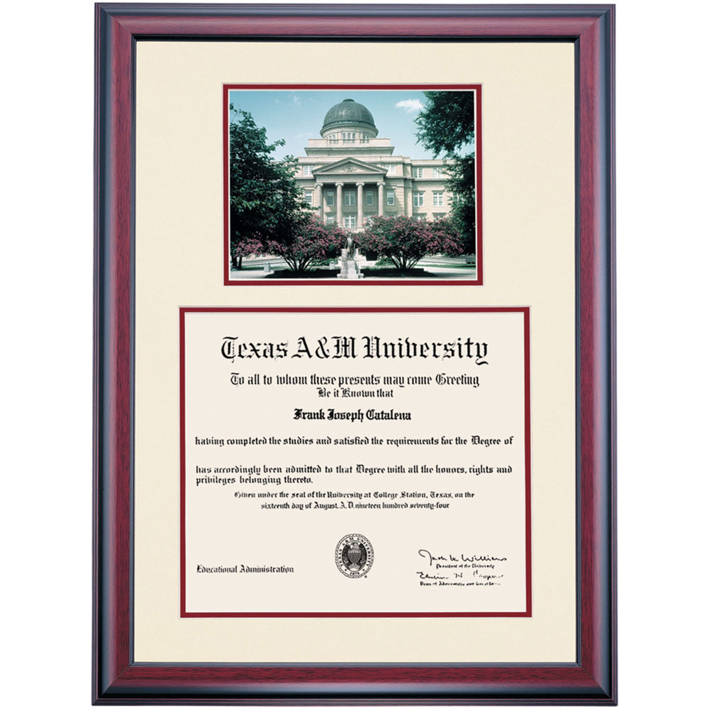 Texas A&M Premier the Academic Building Diploma Frame | College Shop ...