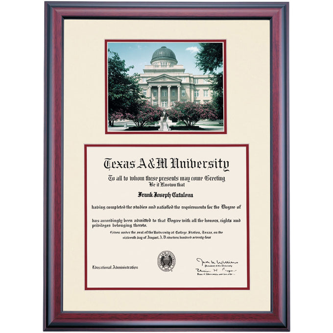 Texas A&M Premier the Academic Building Diploma Frame | College Shop ...