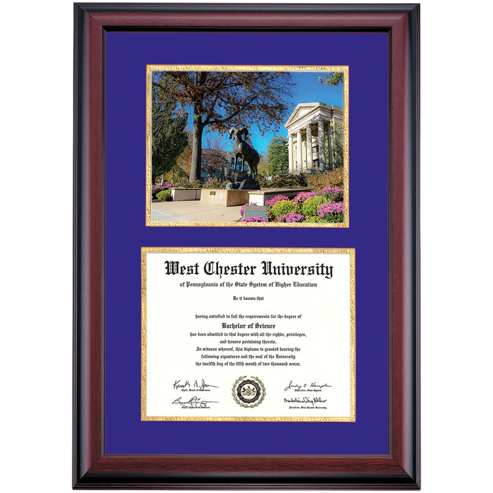 West Chester Premier the Ram Statue Diploma Frame | College Shop – Dormify