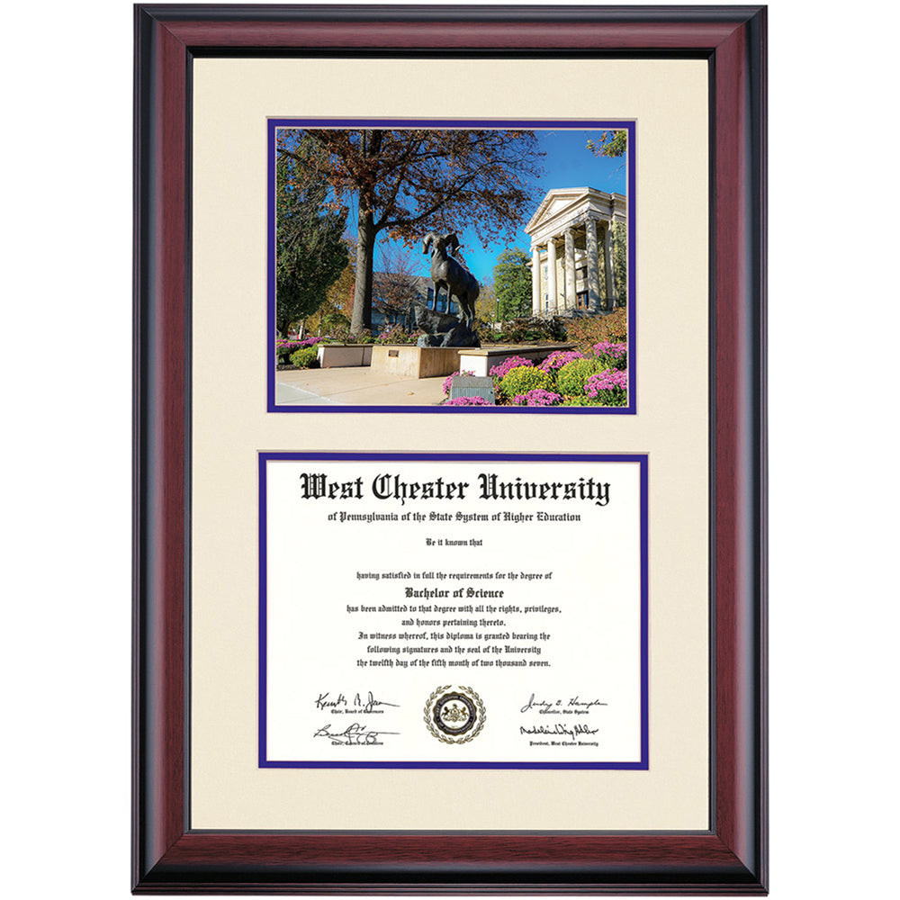West Chester Premier the Ram Statue Diploma Frame | College Shop – Dormify