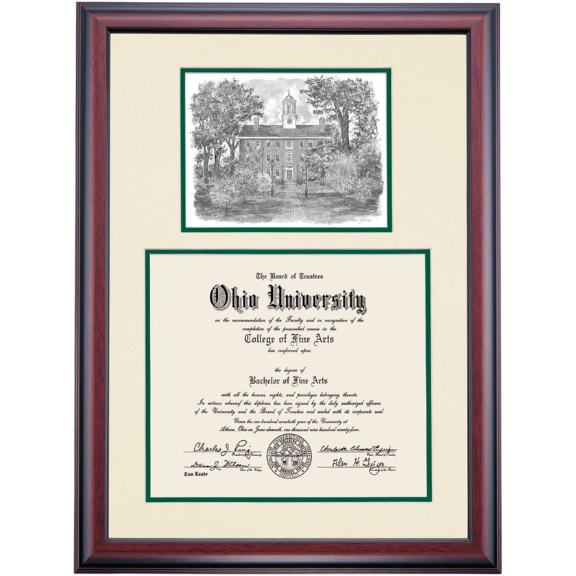 Ohio Premier Cutler Hall Diploma Frame | Dorm Essentials - Dormify