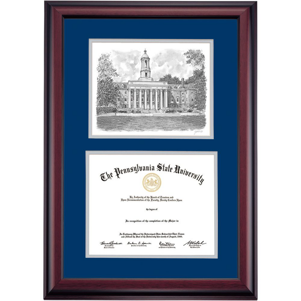 Penn State Premier Old Main Diploma Frame | College Shop – Dormify
