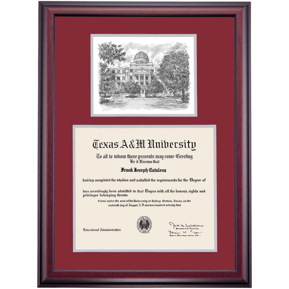 Texas A&M Premier the Academic Building Diploma Frame | College Shop ...