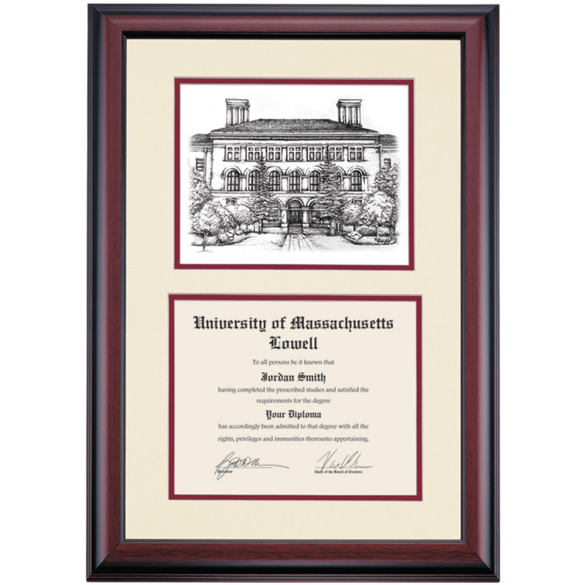 Massachusetts Lowell Premier Coburn Hall Diploma Frame | Dorm Essentials – Dormify