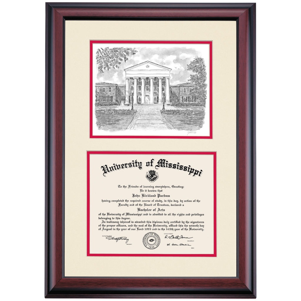 Mississippi Premier The Lyceum Diploma Frame | College Shop - Dormify