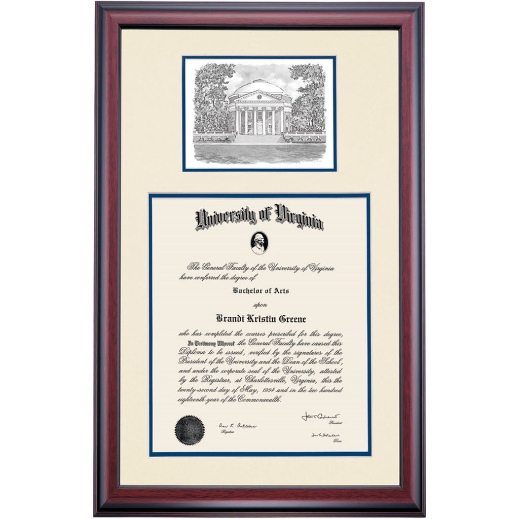 Virginia Premier the Rotunda Diploma Frame | College Shop – Dormify