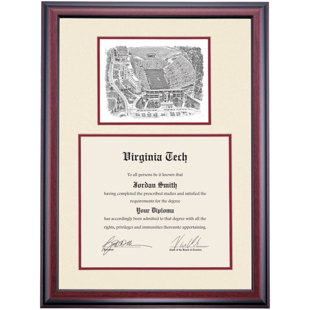 Virginia Tech Premier Lane Stadium Diploma Frame | College Shop – Dormify