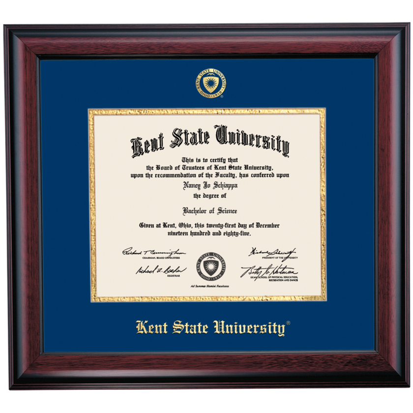 Kent State Traditional Diploma Frame for Graduate Degree | Dorm Essentials - Dormify