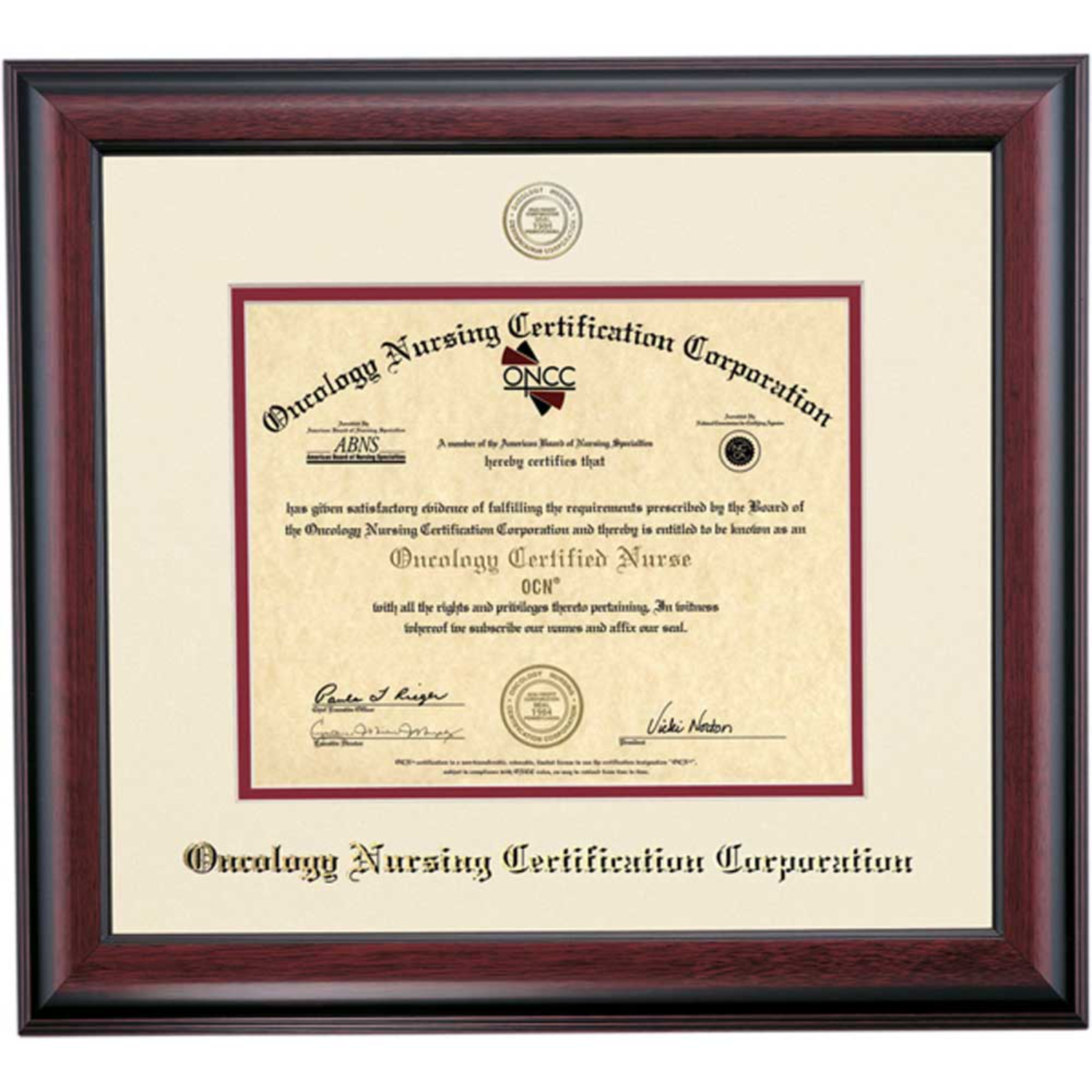 Oncology Nursing Certification Corporation Traditional Certificate ...