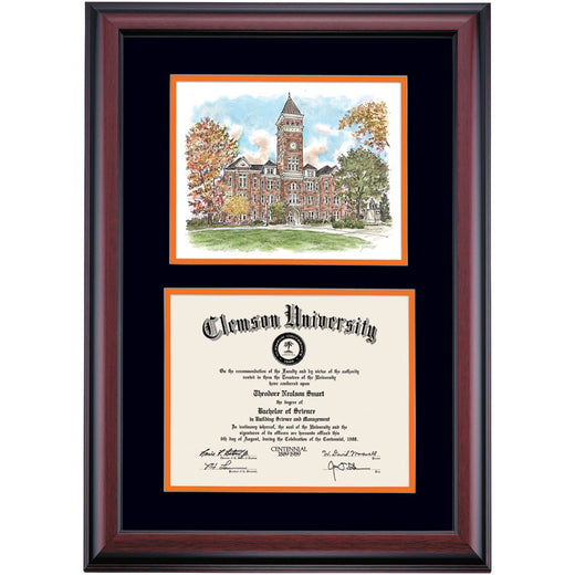Clemson Premier Tillman Hall Diploma Frame | College Shop – Dormify