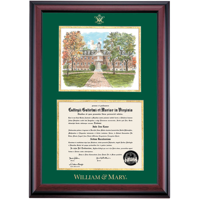 William & Mary Premier the Wren Building Diploma Frame | Dorm Essentials – Dormify