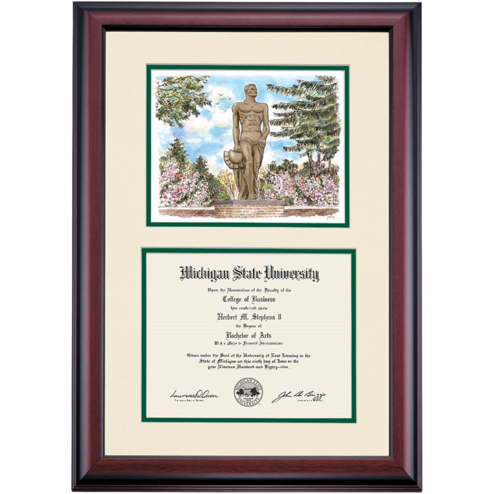 Michigan State Premier The Spartan Diploma Frame | College Shop – Dormify