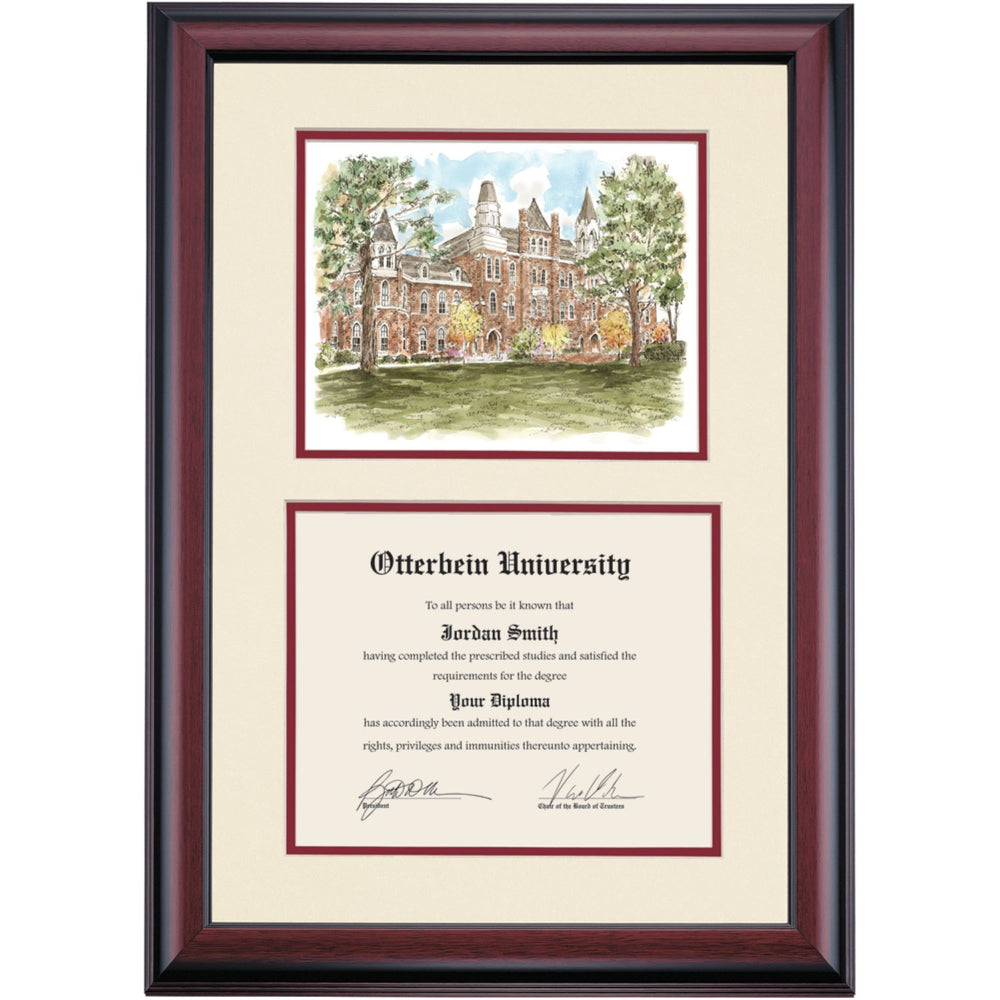Otterbein Premier Towers Hall Diploma Frame | Dorm Essentials – Dormify