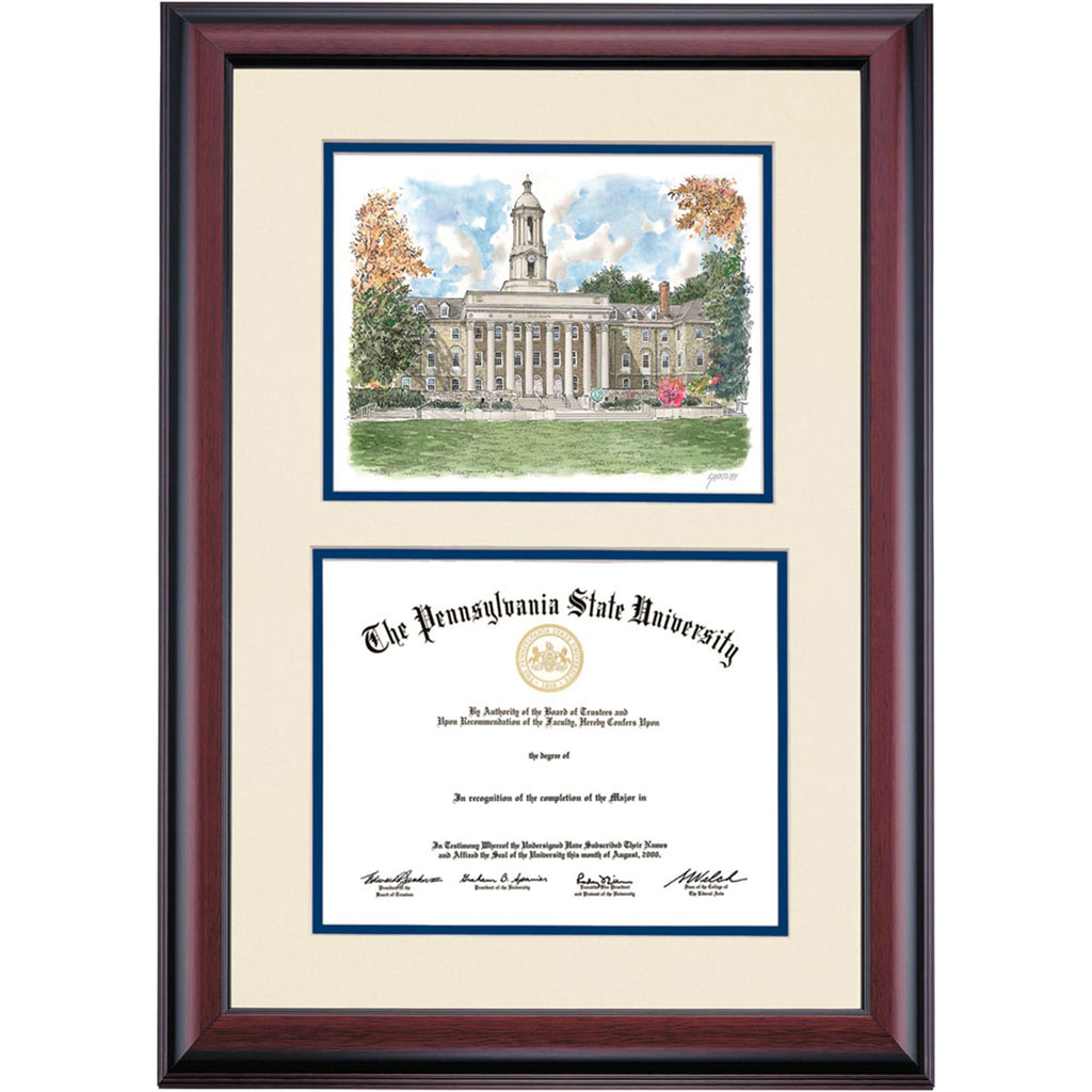 Penn State Premier Old Main Diploma Frame | College Shop – Dormify