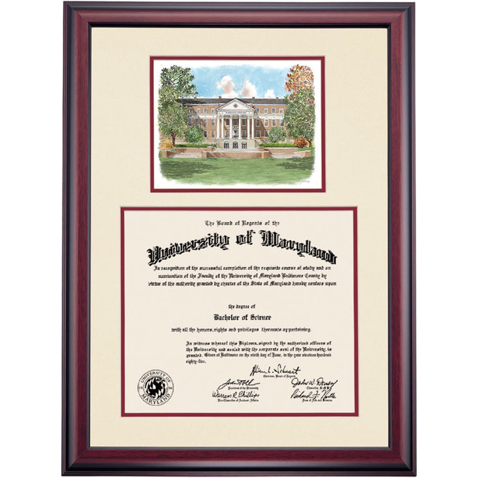 Maryland Premier McKeldin Mall Diploma Frame | College Shop - Dormify