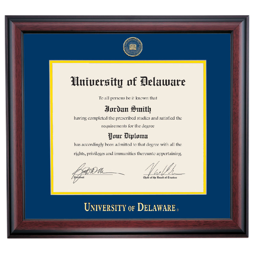 Delaware School Color Traditional Diploma Frame | College Shop – Dormify