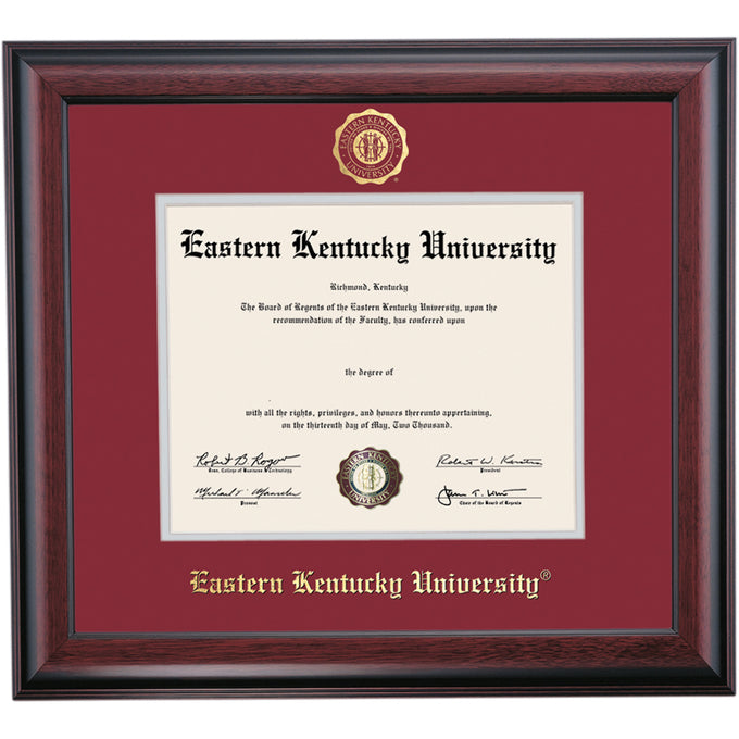 Eastern Kentucky School Color Traditional Diploma Frame | Dorm Essentials - Dormify
