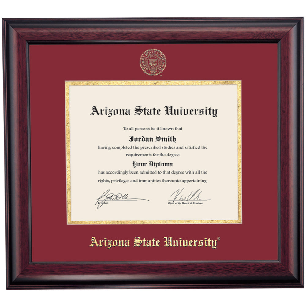 Arizona State School Color Traditional Diploma Frame | Dorm Essentials - Dormify