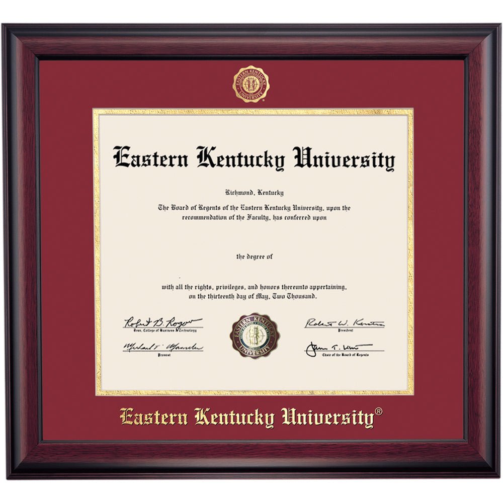 Eastern Kentucky School Color Traditional for Doctoral Diploma Frame | Dorm Essentials – Dormify