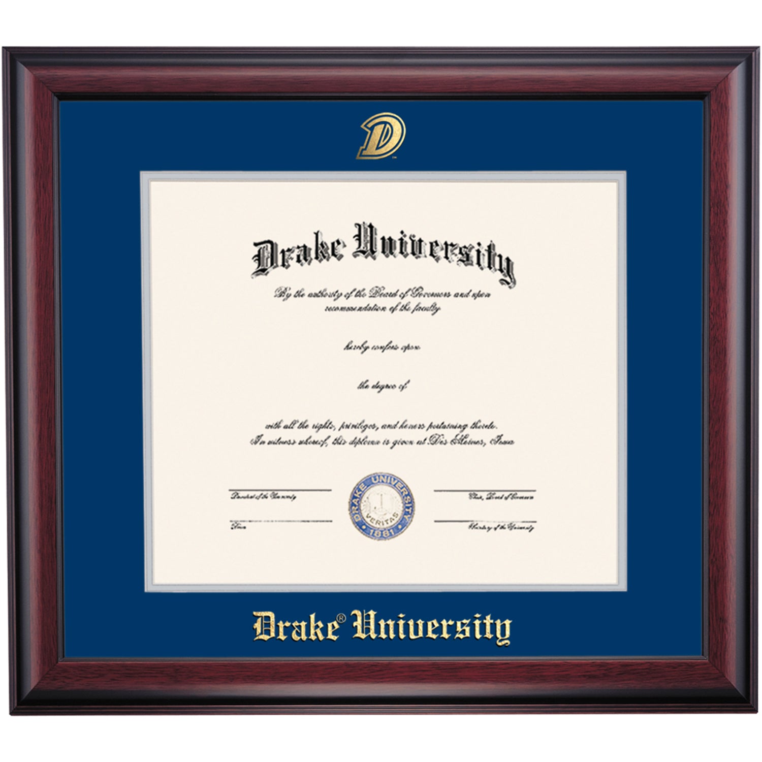 Drake School Color Traditional for Law Degree Diploma Frame | Dorm ...