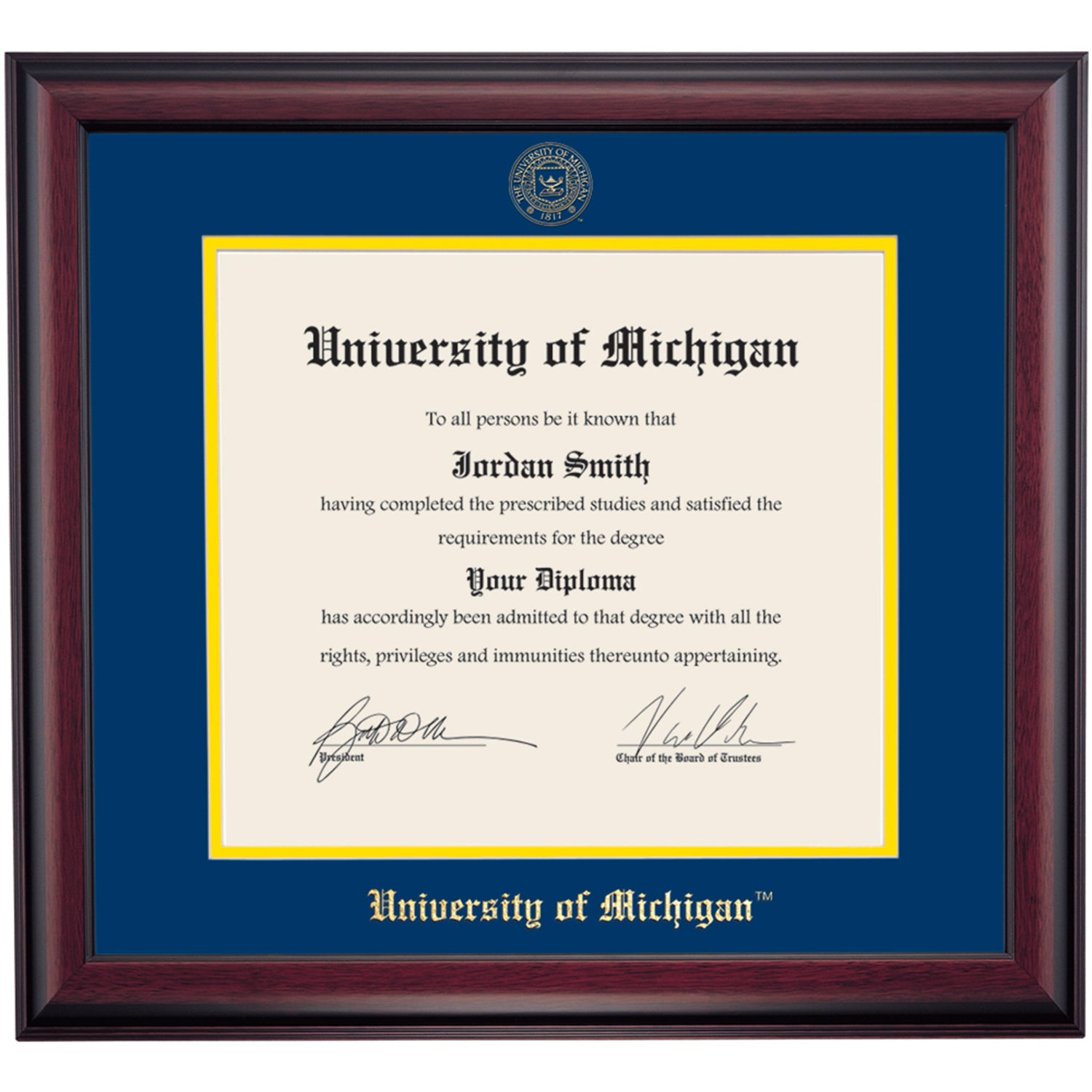 Michigan School Color Traditional for PhD, Dentistry and Law Degrees ...