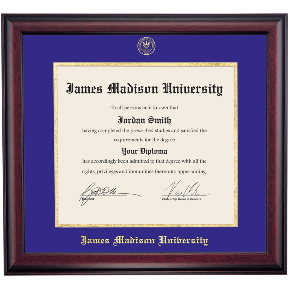 James Madison School Color Traditional Diploma Frame | College Shop ...